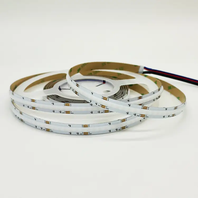 RGB COB LED strip 576LEDs dotless